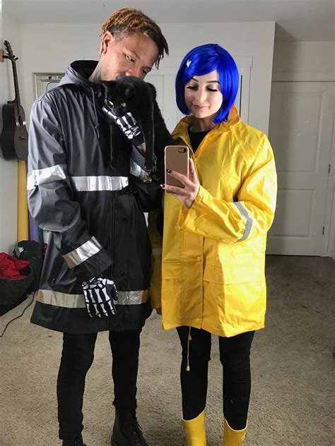Halloween Diy Outfit Coraline Costume Cool Couple Halloween Costumes