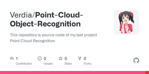 Github Verdiapoint Cloud Object Recognition This Repository Is Source Code Of My Last