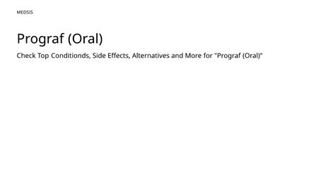 Prograf Oral Medsis