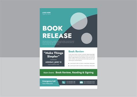 Book Launch Flyer Templates Book Release And Publishing Flyer Design