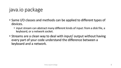 Various Types Of File Operations In Java Ppt