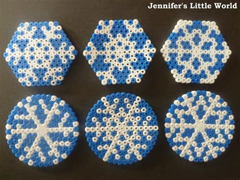 Hama Bead Snowflake Bunting Hama Beads Christmas Hama Beads Design