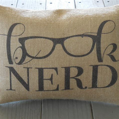 Nerd Pillow Etsy