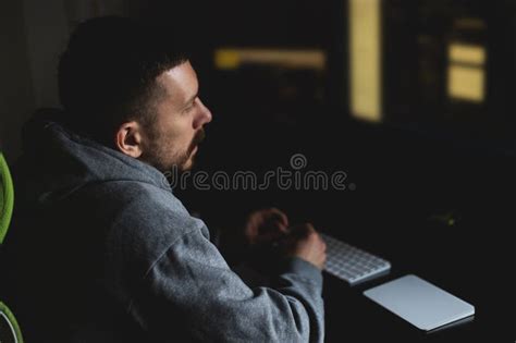 Programmer Guy Is Coding Stock Image Image Of Coding 374074419