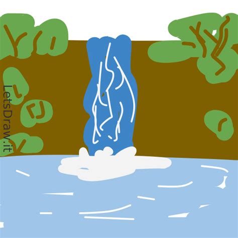 How To Draw Waterfall Orief9hxe Png LetsDrawIt