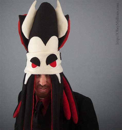 Vampire Squid Hat Plush Fleece Large Dracula Etsy