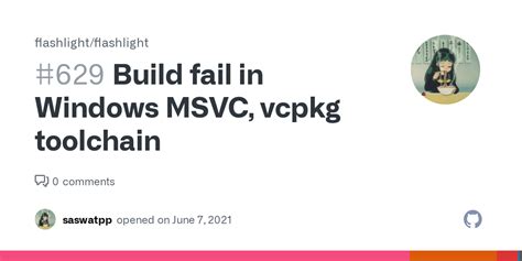 Build Fail In Windows MSVC Vcpkg Toolchain Issue 629 Flashlight