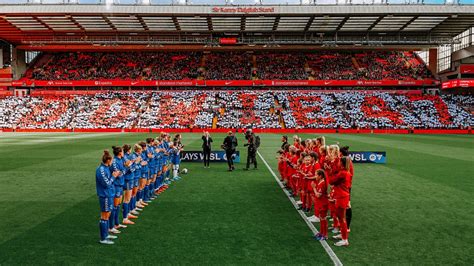 In Photos Anfield Hosts The Wsl Merseyside Derby Liverpool Fc