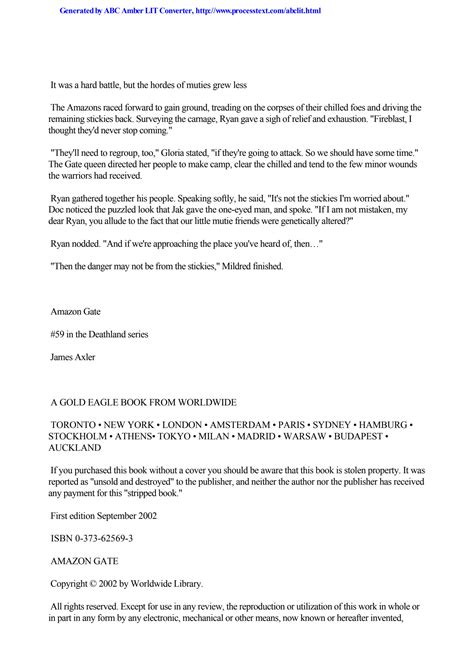 Solution Axler James Deathlands 59 Axler James Studypool