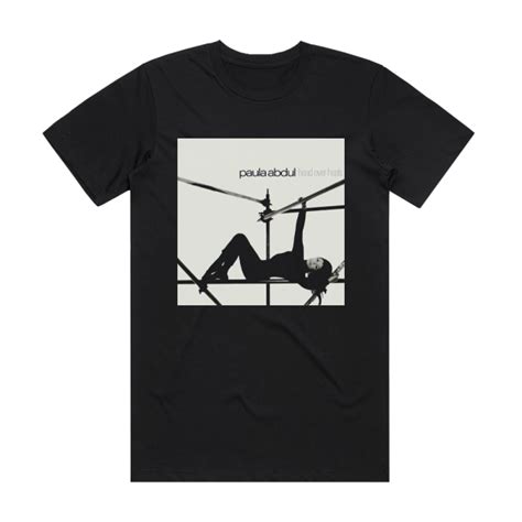 Paula Abdul Head Over Heels Album Cover T Shirt Black ALBUM COVER T