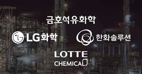 석화 빅4 3q 누적 적자 5천억 눈덩이중국발 먹구름 울상
