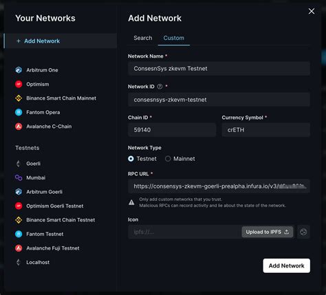 deploy a smart contract to consensys zkevm testnet