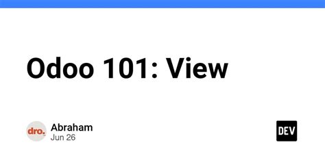 odoo developer 101 oop by abraham medium