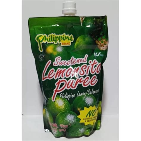 Philippine Brand Sweetened Lemonsito Puree 1kg Shopee Philippines