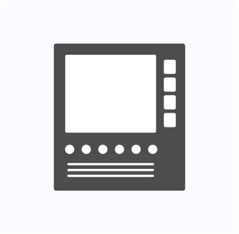 Modern Video Intercom System With Keypad Access Vector Image