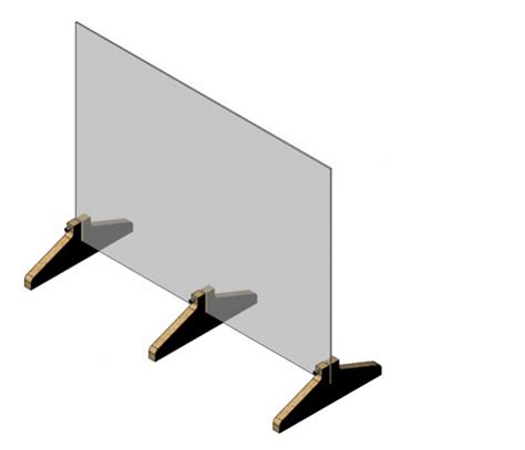 Clear Acrylic Splash Shield Sneeze Guard Derflex