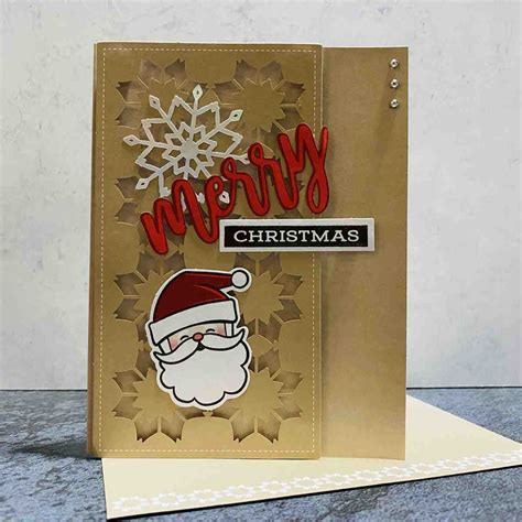 Merry Christmas Handcrafted Greeting Card