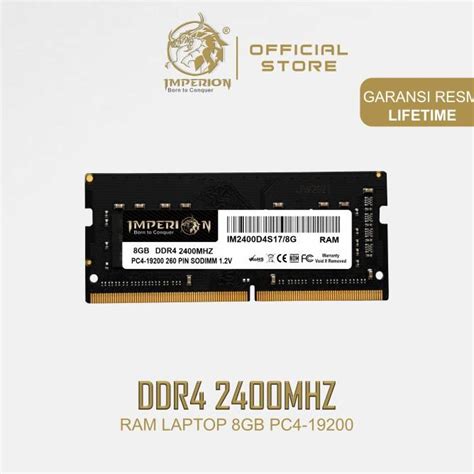 Jual Ram Imperion Ddr4 8gb 2400 Mhz Pc19200 Ram Laptop Sodimm 110