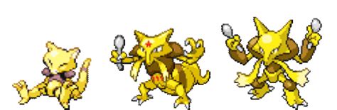 Pokemon Abra Kadabra Alakazam