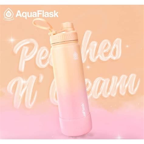Aquaflask 32oz Wide Mouth With Cap Lid Vacuum Insulated Drinking Water