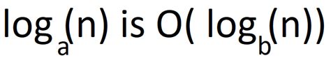 Omitting Bases In Logs In Big O Why We Do Not Consider Base Of Log In