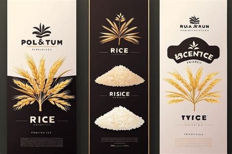 Quality Premium Rice Design Concept A Great Vector Premium Ai