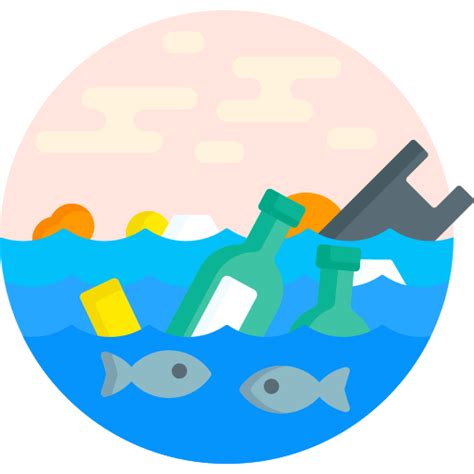 Marine Debris Detailed Flat Circular Flat Icon