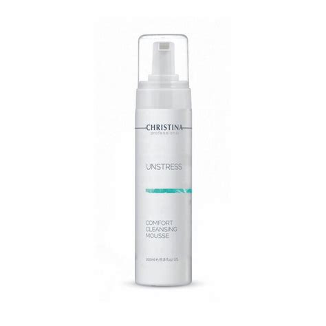 Unstress Comfort Cleansing Mousse 200ml Karin Verheesen Huidverbetering