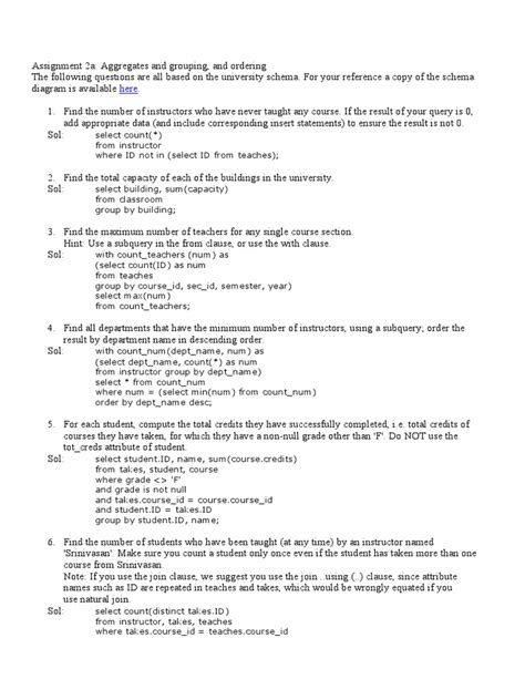Assignment 2a Pdf Sql Data Management Software
