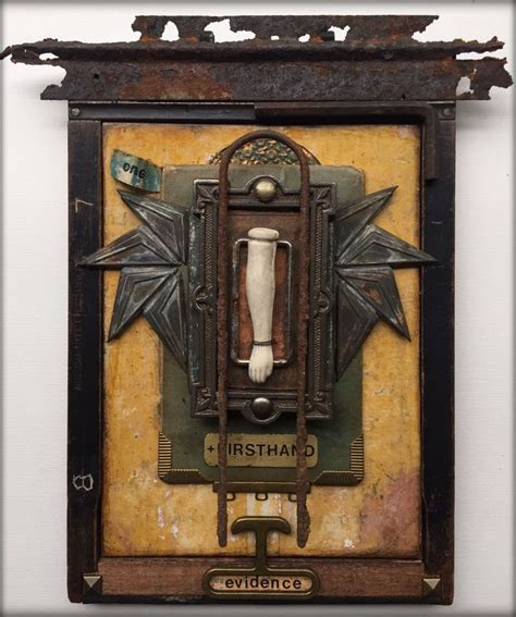 Seth Apter Revelation Assemblage Art Collage Assemblage Art