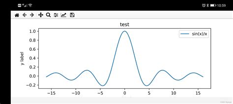 用python的numpy和matplotlib绘制函数曲线sinxxmatplotlib画sinx的折线图 Csdn博客