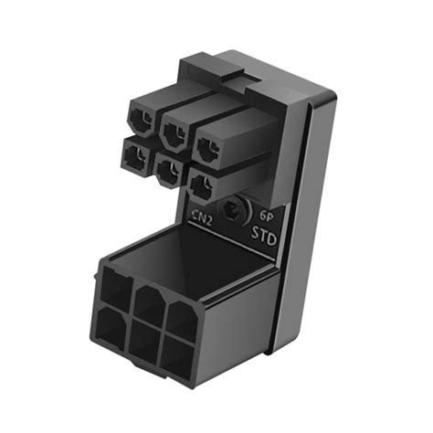 Flhrweasw Adaptador Corriente Atx 6 Pines A 6 Pines 180 Grados Para Gpu