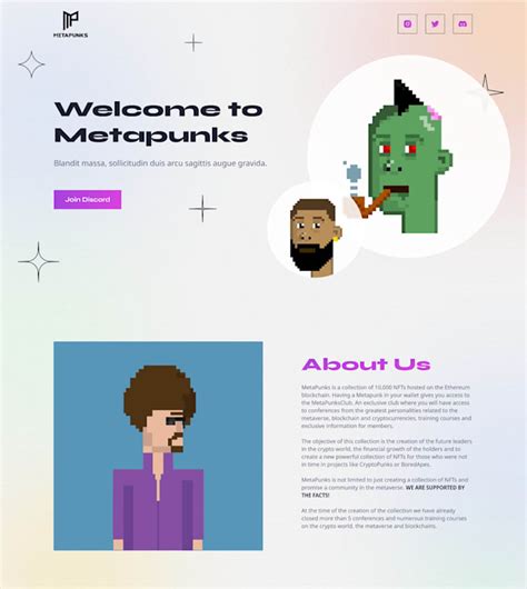 Design Nft Website In React Js As A React Developer By Mukhtarhussa860