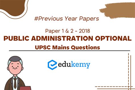 Upsc Mains 2018 Public Administration Optional Previous Year Paper Blog