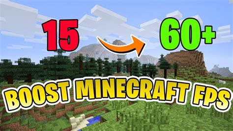 Boost Minecraft Java Fps Youtube