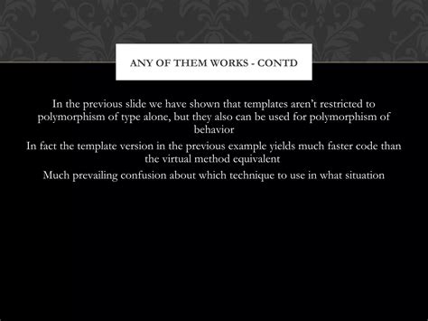 Static And Dynamic Polymorphism Ppt
