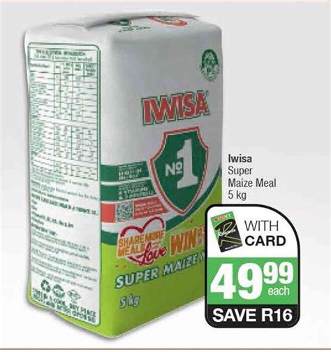 Iwisa Super Maize Meal 5kg Offer At Spar