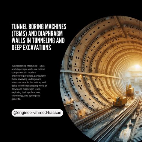 Tunnel Boring Machines Tbms And Diaphragm Walls Are Critic