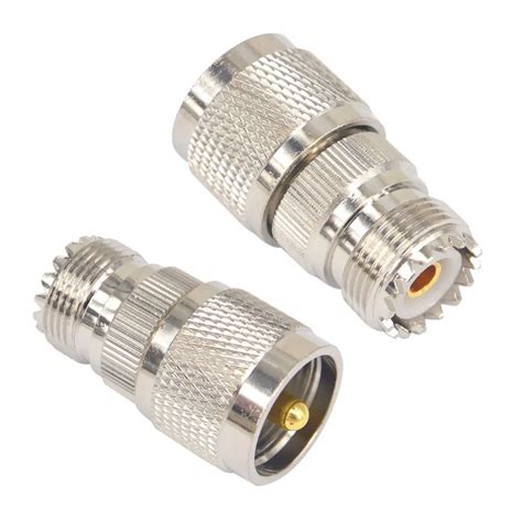 10 Pieces Uhf Male To Uhf Female So239 Pl259 Connector Rf Coax Coaxial