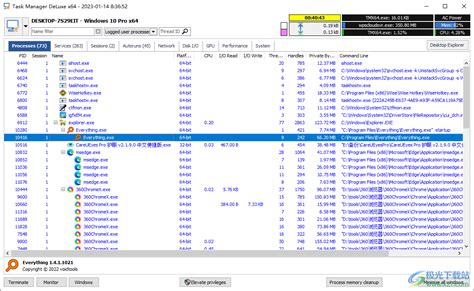Task Manager Deluxe软件下载 系统进程管理器v3 7 8 0 绿色版 极光下载站