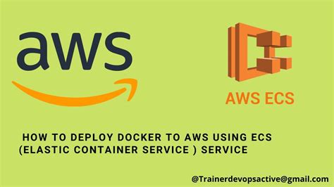 Aws Ecs Aws Ecs Running Docker Docker On Aws Deployments With Docker On Aws Youtube