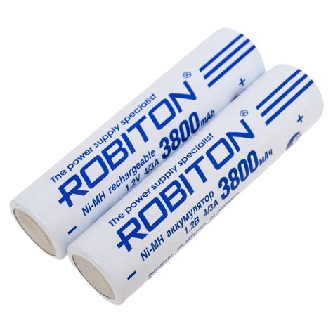 Аккумулятор Robiton 2шт. 3800MH4/3A-2 17165 - выгодная цена, отзывы ...