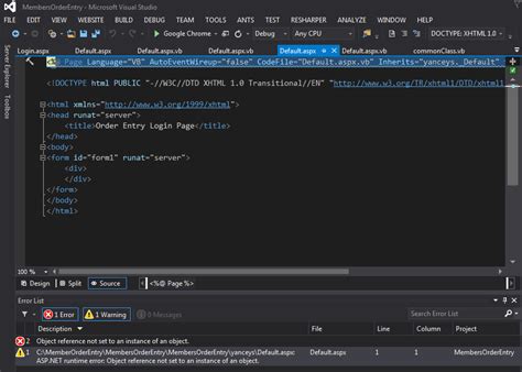 Asp Net What Is Wrong With This Type Of Aspx Code Stack Overflow