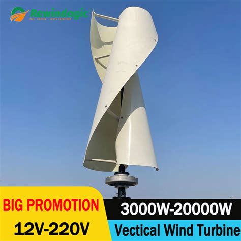 Turbine Olienne Verticale Sans Noyau G N Rateur Aimant Continu 3 Phases