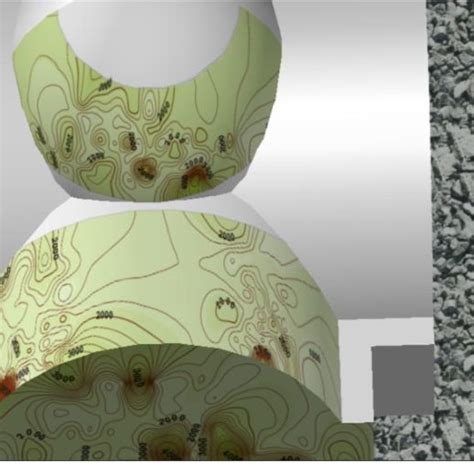 The Convex Part Upon The Back Surface The Maps Were Made With Arc Gis