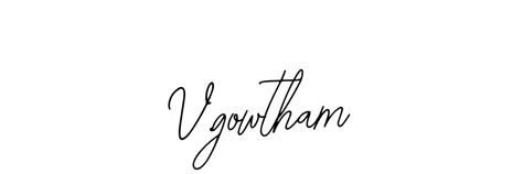 81 V Gowtham Name Signature Style Ideas Fine Electronic Signatures
