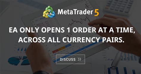 Ea Only Opens 1 Order At A Time Across All Currency Pairs Currency