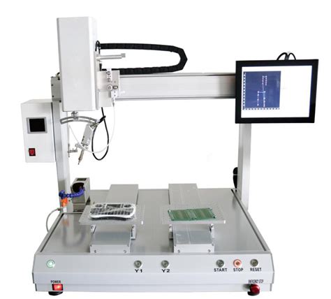 Desktop Automatic Soldering Machine 4 Axis Solder Iron Robot Rotation Axis Soldering Iron