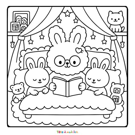 Page De Coloriage De Lecture