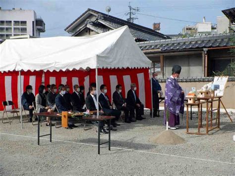 イサゴタクシー事務所 地鎮祭 河津建設株式会社